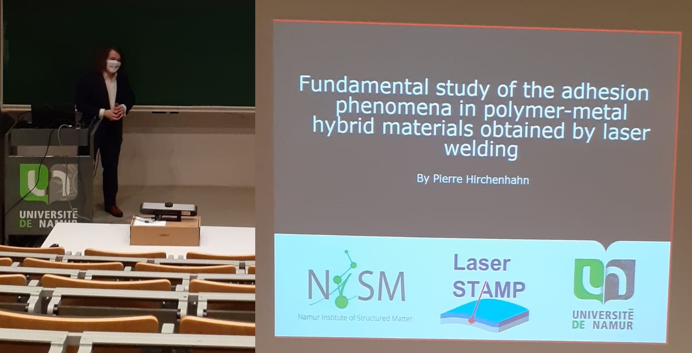 PhD degree for Pierre HIRCHENHAHN from NISM — Namur Institute of Structured Matter